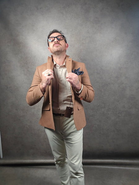 Torre Mark Peach Jacket – Statement Menswear